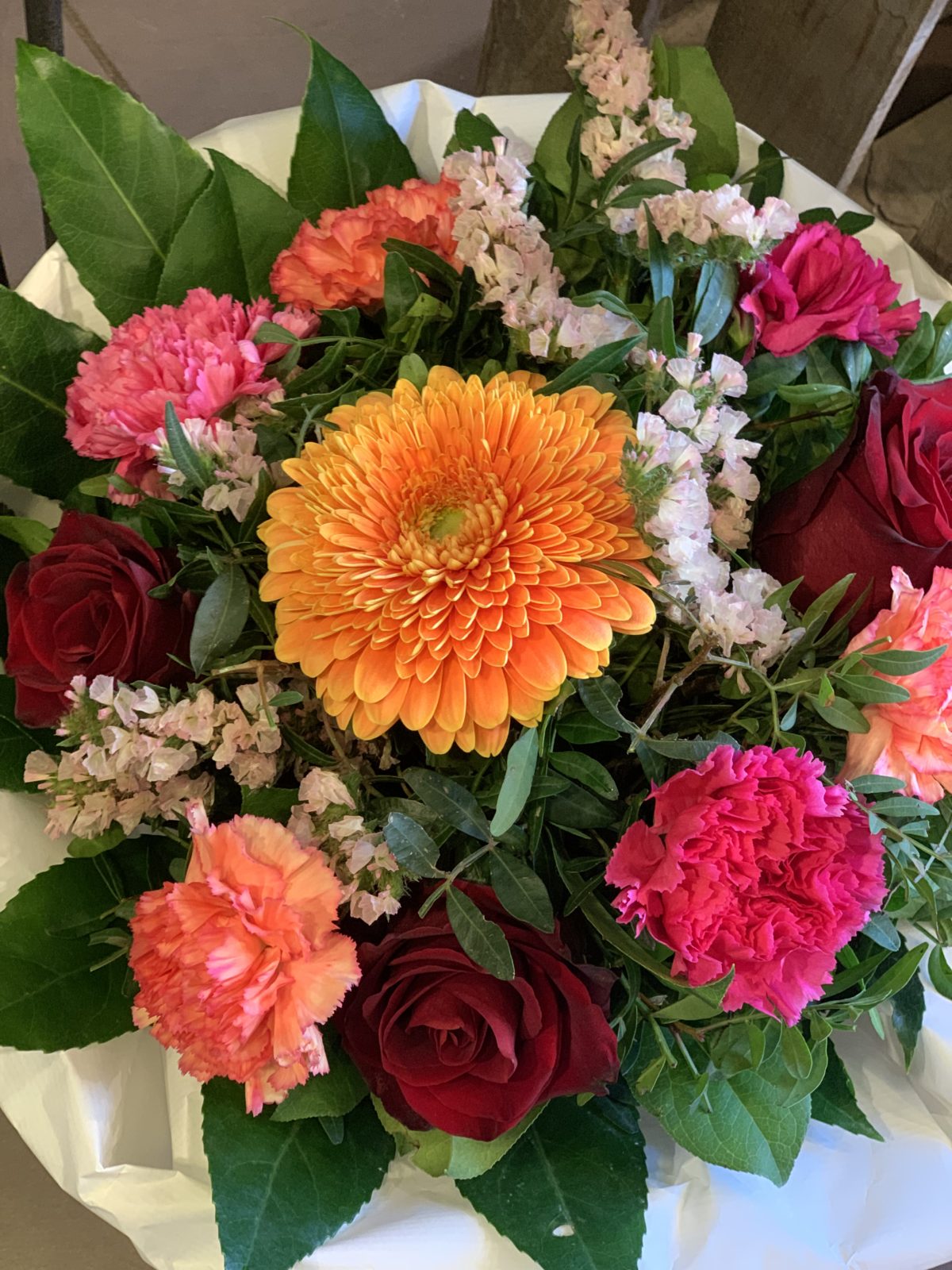 Bouquet de fleurs plein de couleurs - Au Gré du Vent New